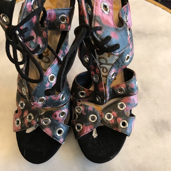 Sam Edelman | Shoes | Phoebe Leather Sam Edelman Heels | Poshmark